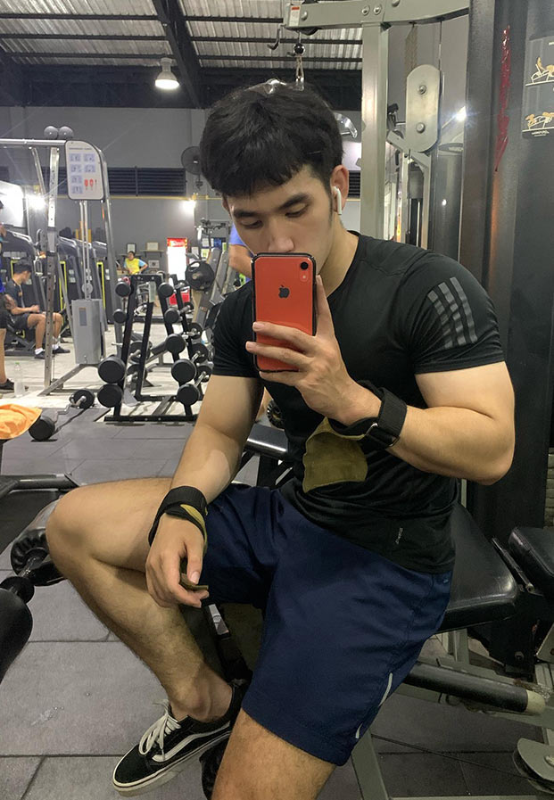 Chanin Janthawong นายแบบหนุ่มสายฟิตเนส กล้ามแน่น งานดีเกินต้าน